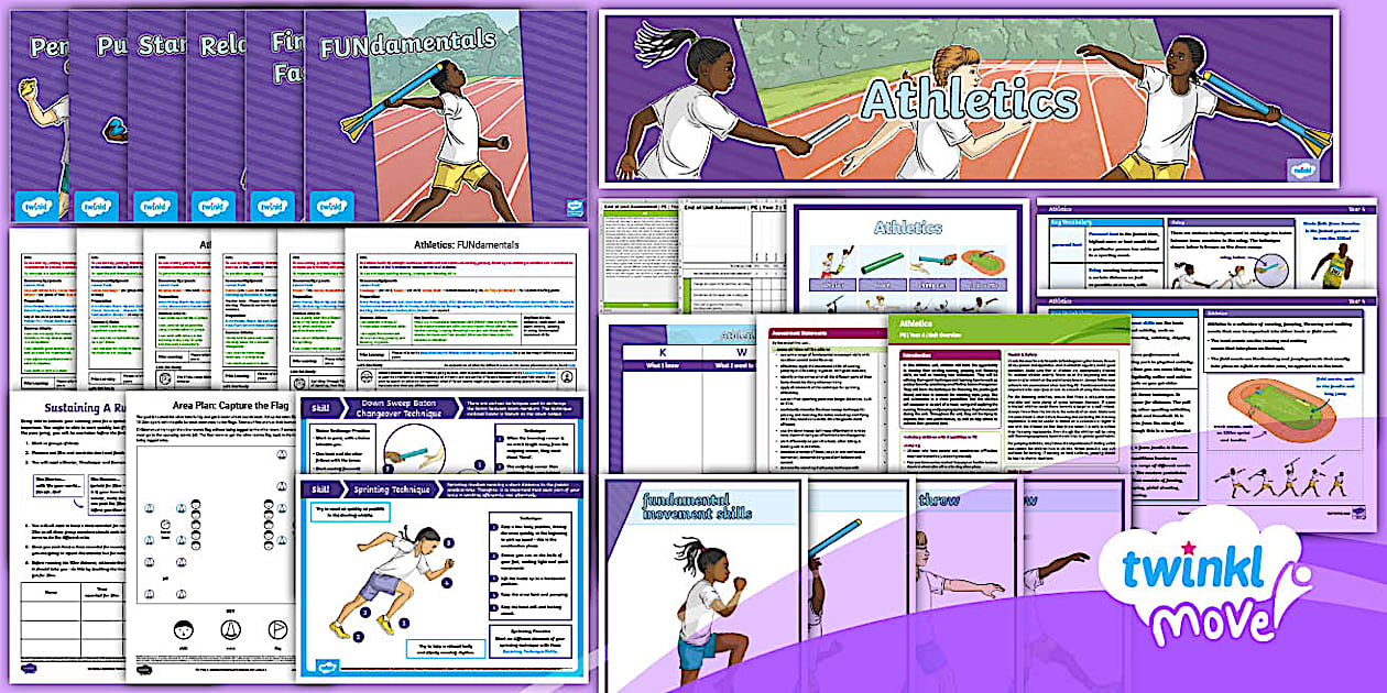 Year 4 Athletics Scheme of Work | PE Planning | Twinkl Move