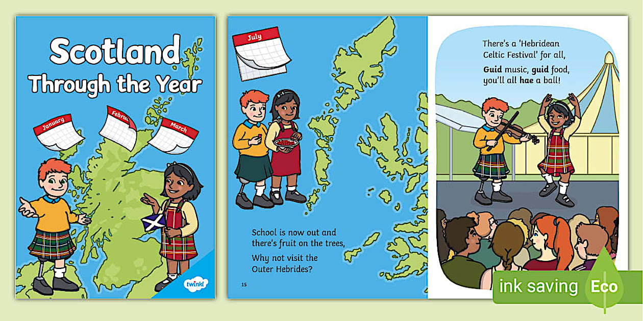 Scotland Through the Year eBook - Booklet Version - Twinkl