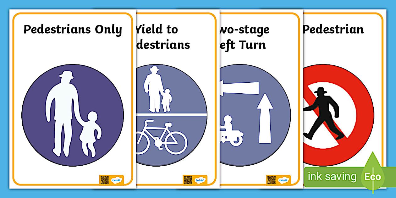 Taiwan Road Signs Display Posters (teacher made) - Twinkl