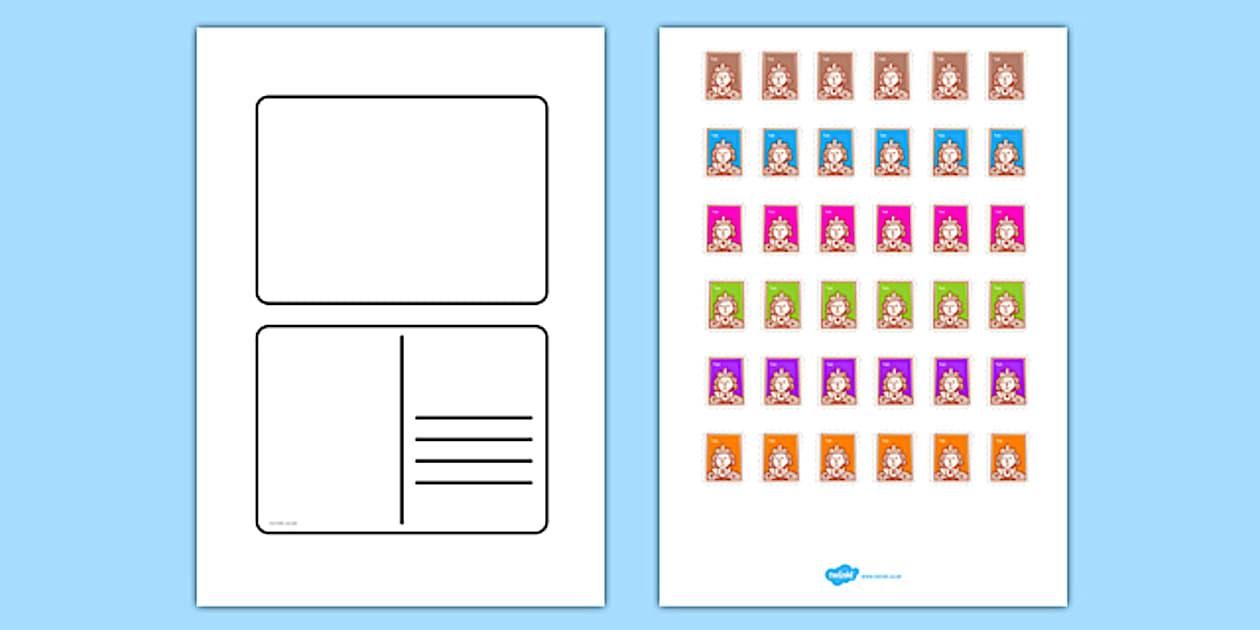 Postcard Template for Kids | Primary Material | NZ Resources