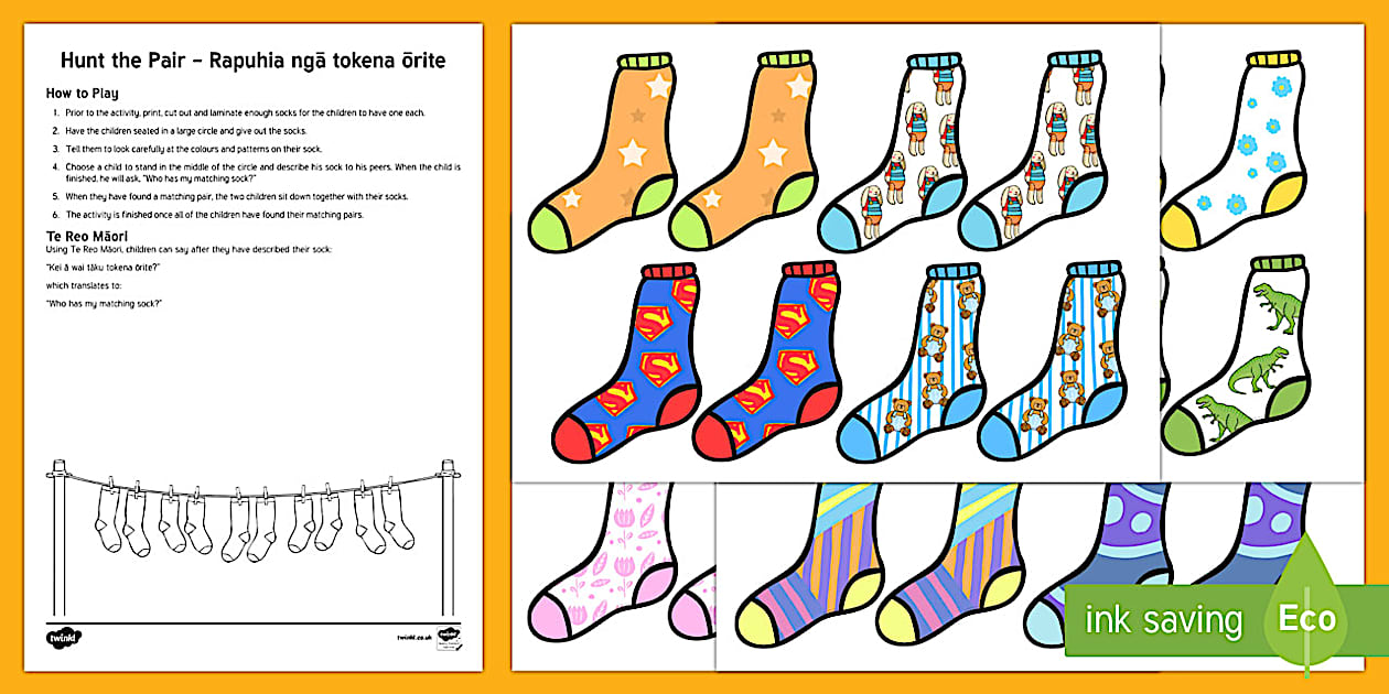 Hunt the pair Activity English/Te Reo Māori - New Zealand Back to ...