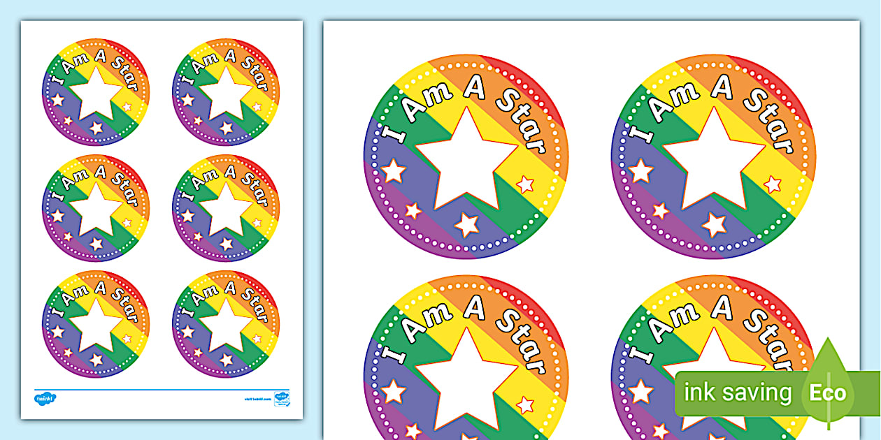 Editable badges for all superstars: You Are A Star badge!