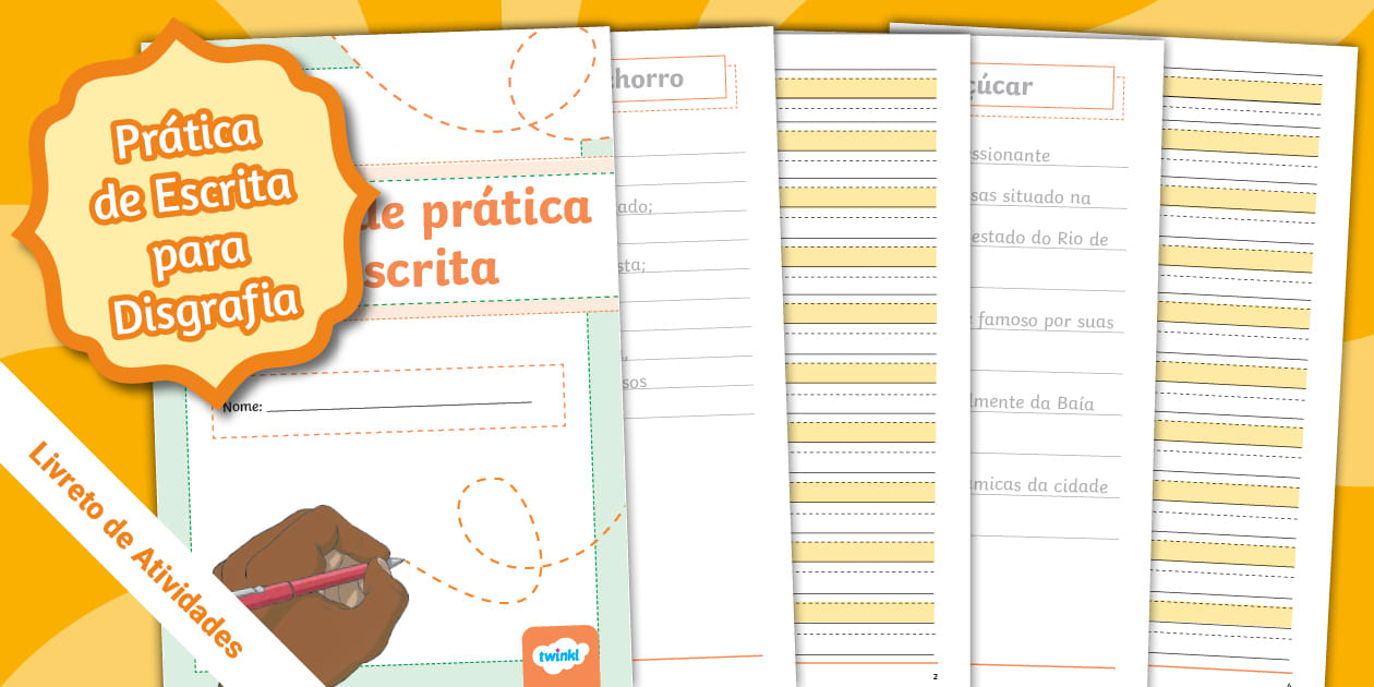 Prática de Escrita para Disgrafia