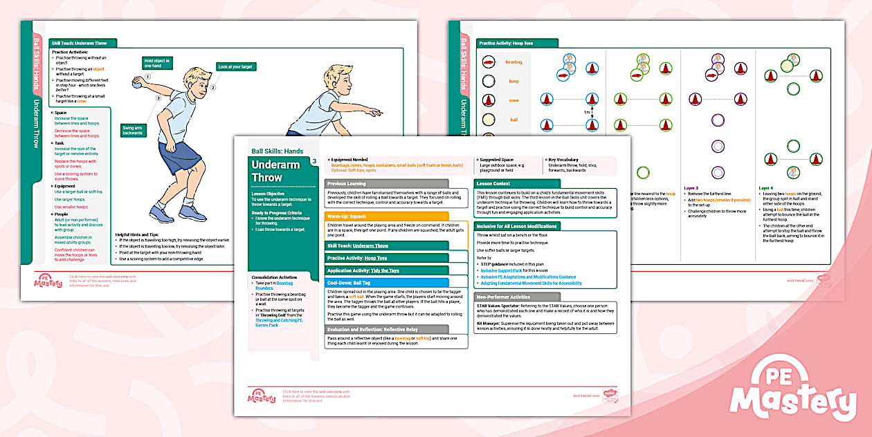 PE Mastery: First Class Ball Skills Lesson 4 - Stop the Ball