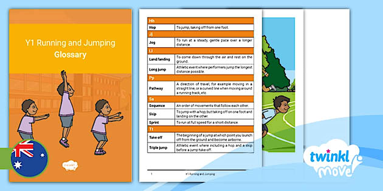 Move PE Year 1 Multi-Skills: Running and Jumping Glossary