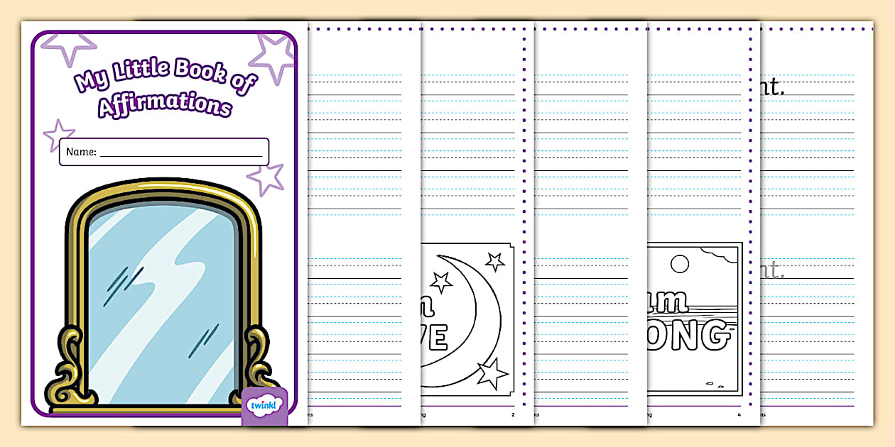 My Little Book of Affirmations - Primary Education Resource