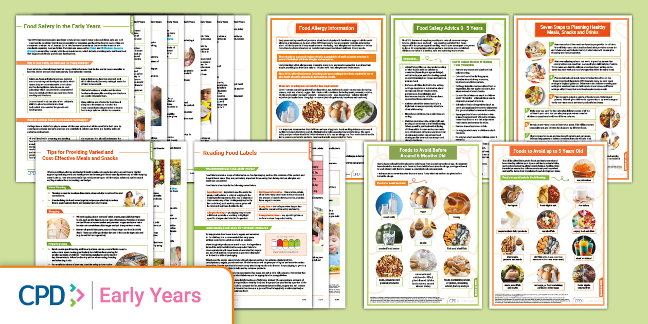 Food Health and Safety in the Early Years (Resource Pack)
