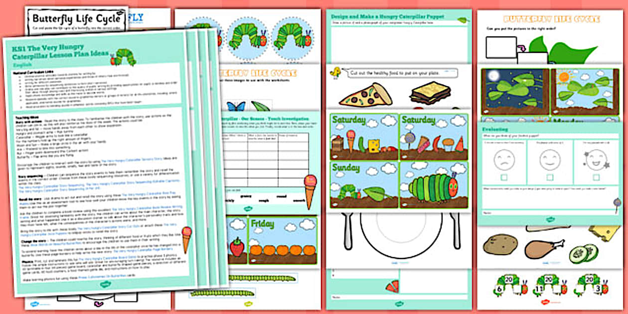 KS1 Lesson Ideas and Resource Pack to Support Teaching on The Very Hungry