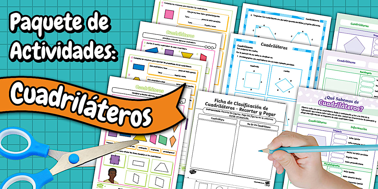 Actividades Cuadriláteros - Twinkl Colombia