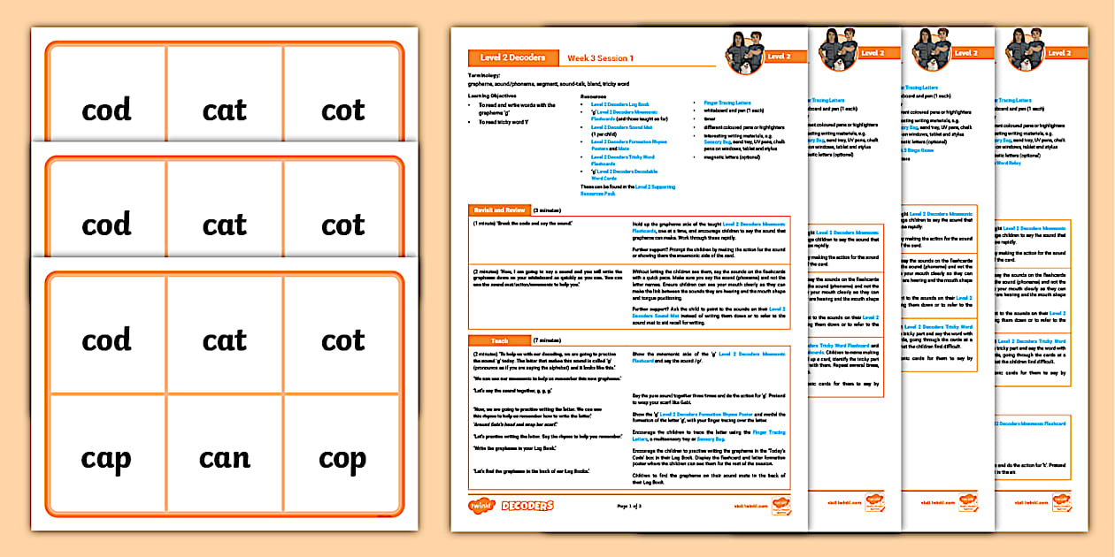 KS2 ‘g’, ‘o’, ‘c’, ‘k’ Level 2 Phonics Intervention