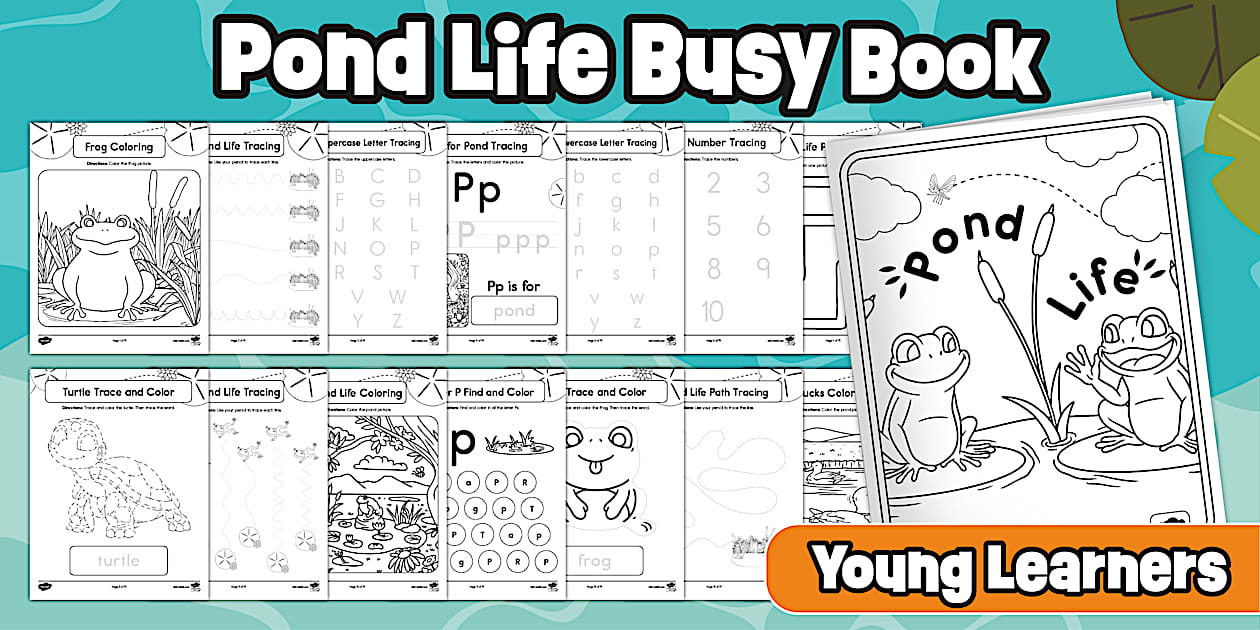 Pond Life Busy Book