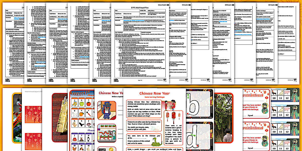EYFS Chinese New Year Adult Input Planning and Resource Pack