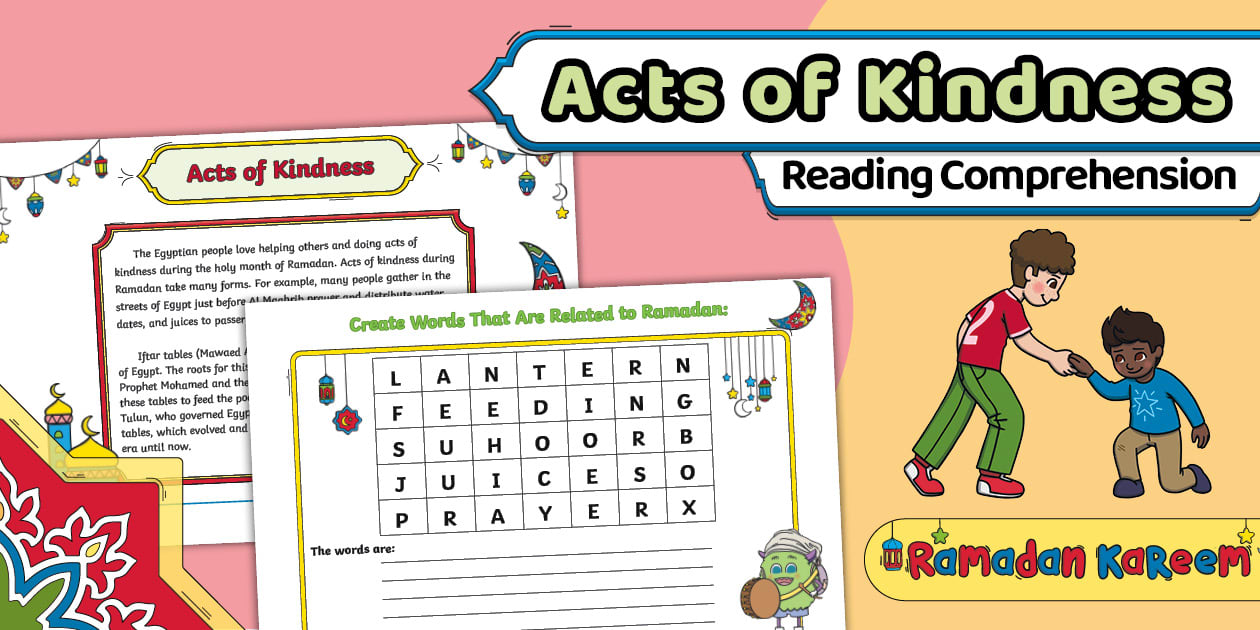 Acts of Kindness Reading Comprehension