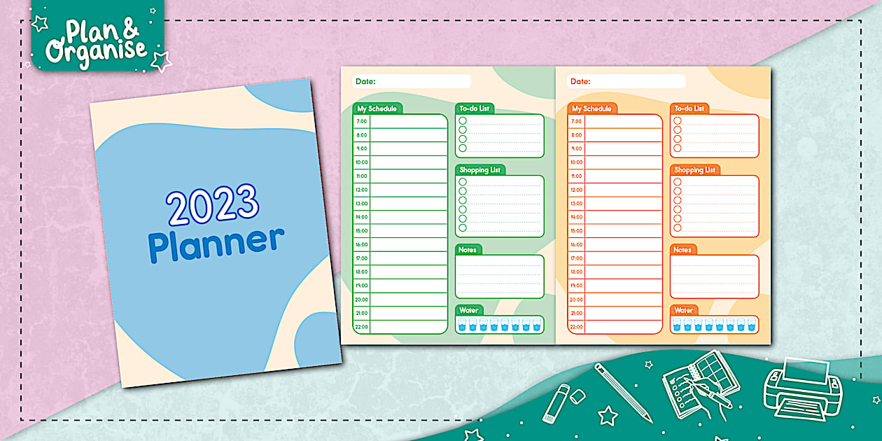 Daily Planning Notepad | Twinkl Busy Bees (teacher made)