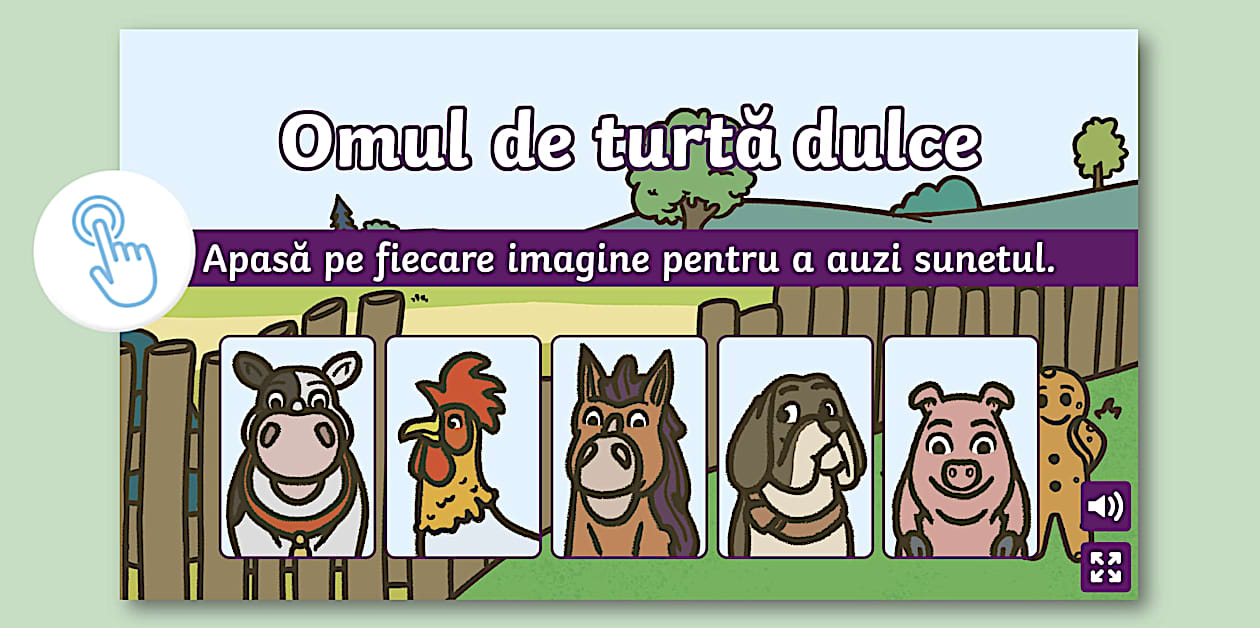 Omul de turtă dulce – Ascultă sunetul online - Twinkl