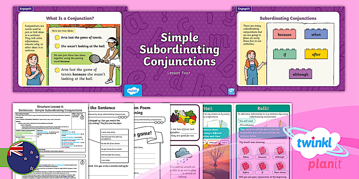 L2 Writing Structure Lesson 4: Subordinating Conjunctions