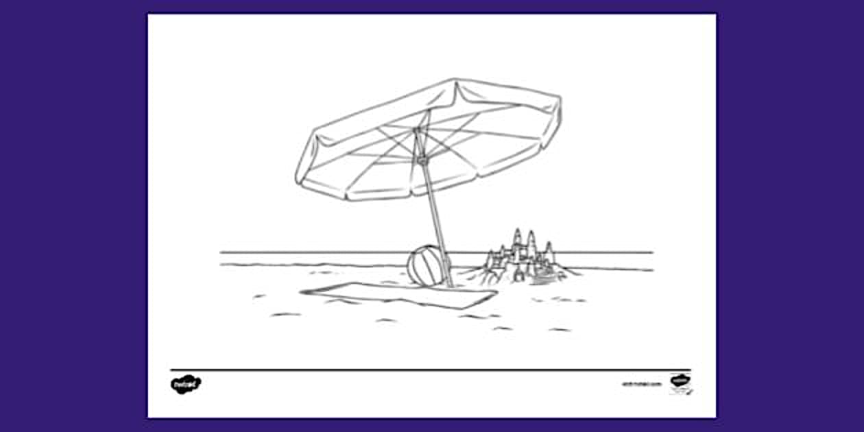 Printable Holiday Colouring Page | Colouring Sheets - Twinkl