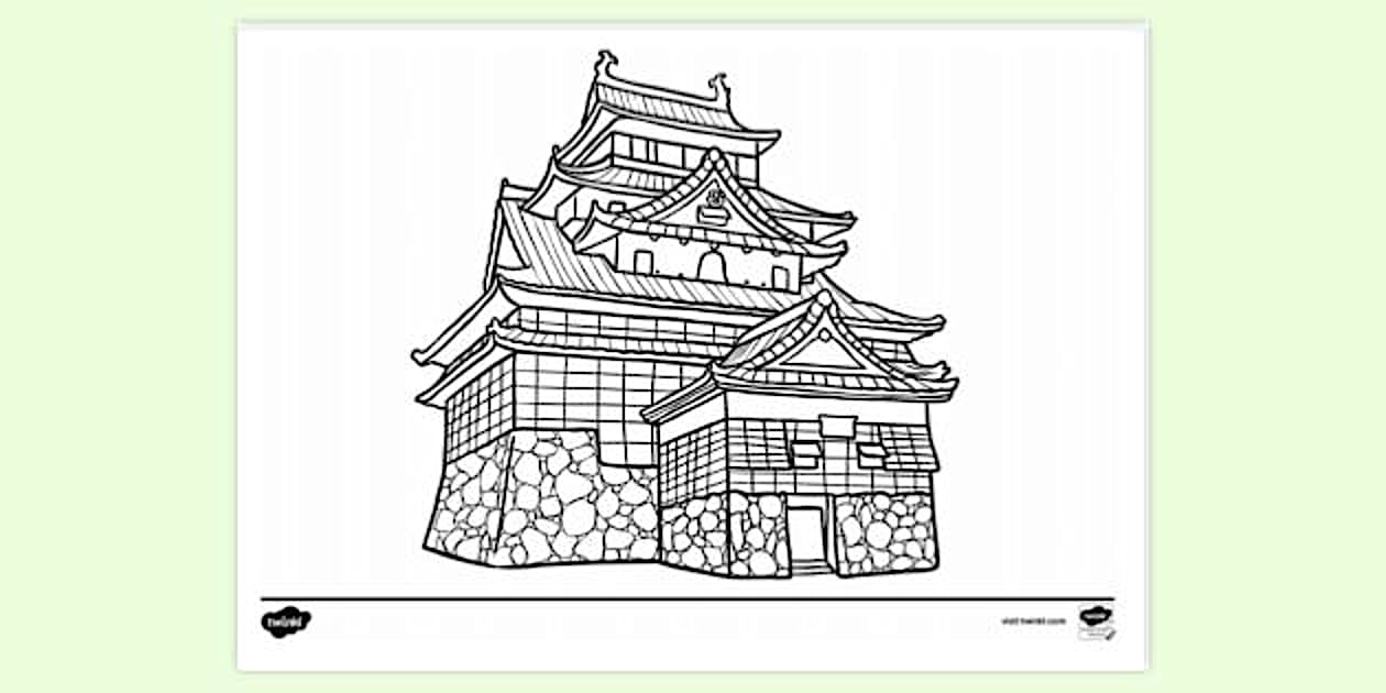 Japanese Colouring | Colouring Sheets - Twinkl