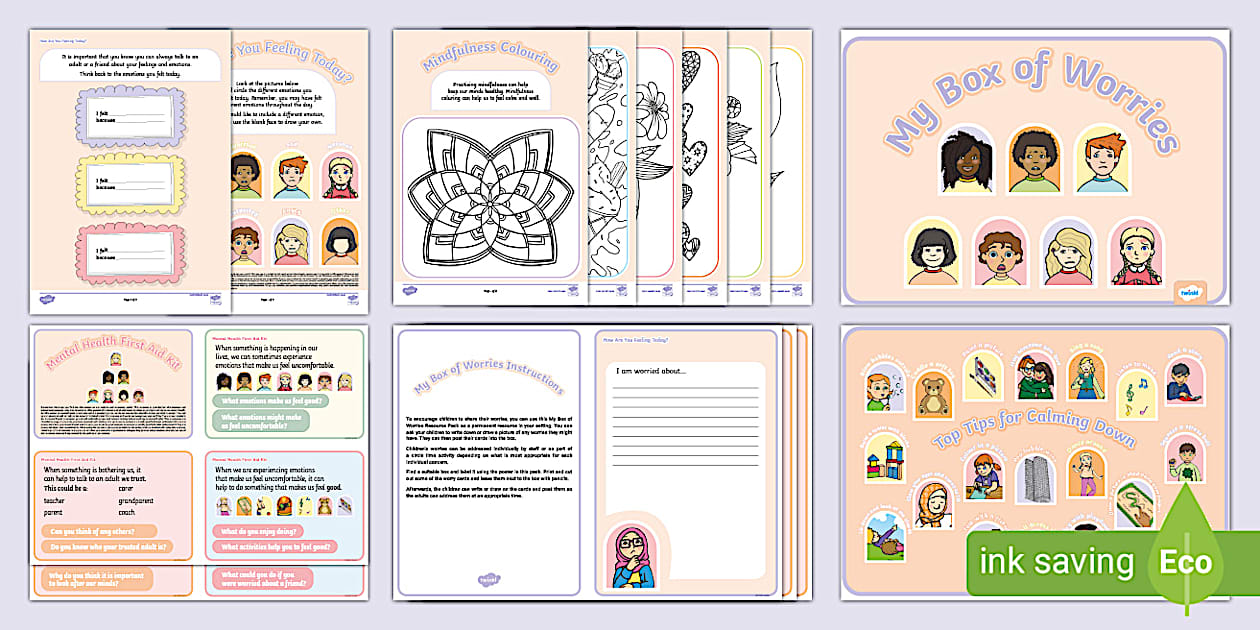 Mental Health First Aid Kit UK Resource Pack KS1 - Twinkl