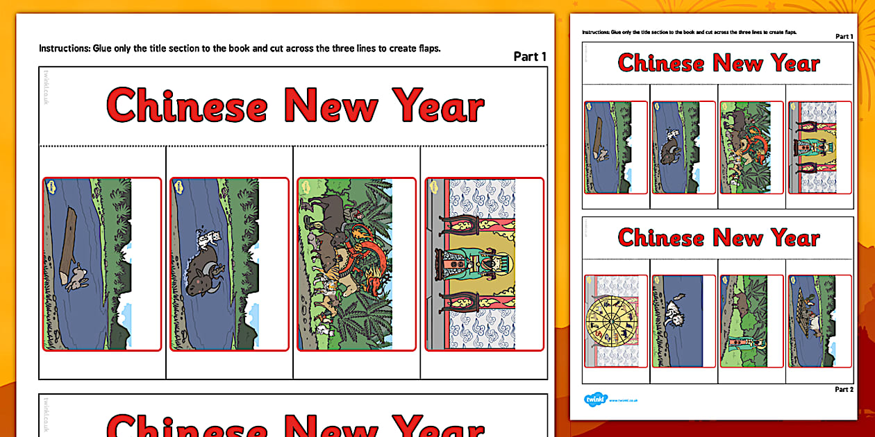 Chinese New Year Lift the Flap Activity (teacher made)
