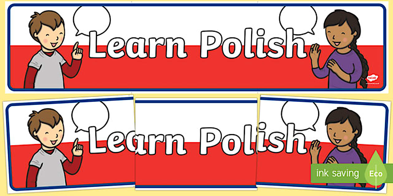 Learn Polish Banner (teacher made) - Twinkl