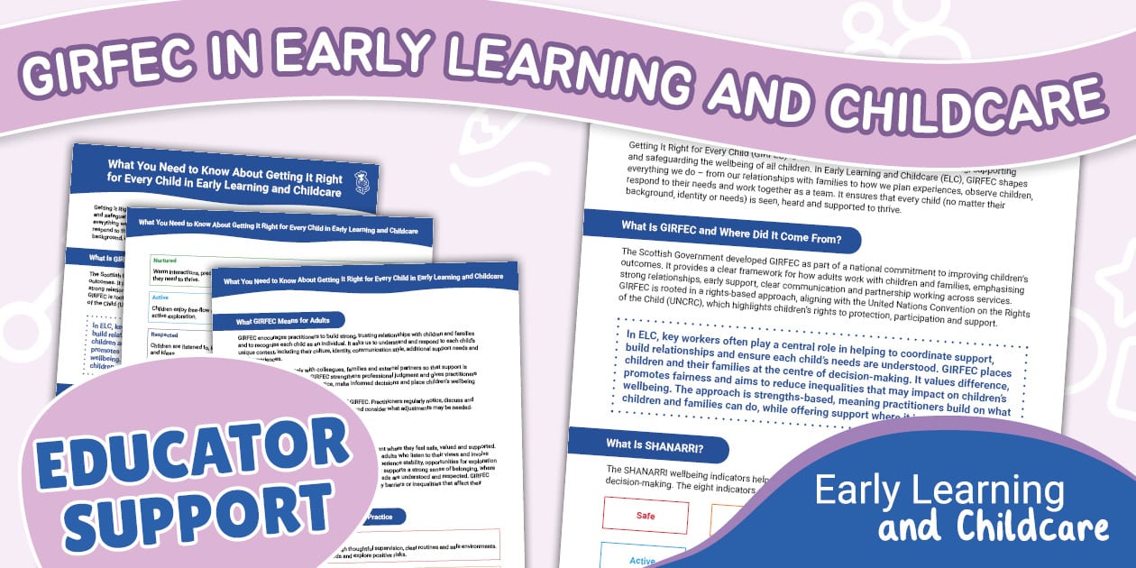 What You Need to Know About GIRFEC in ELC