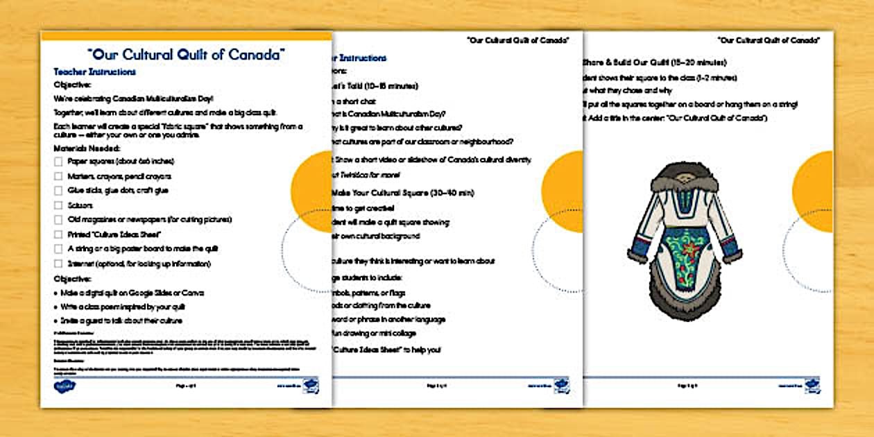 Canadian Multiculturalism Day Primary Activity - Twinkl