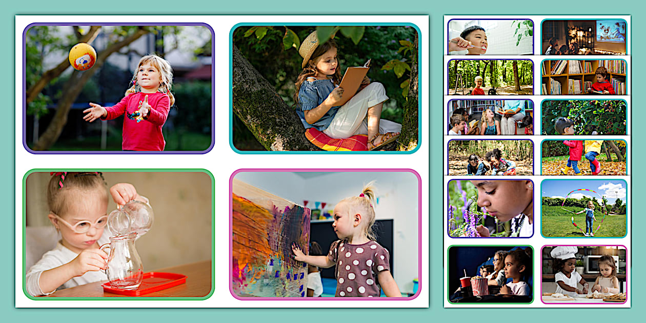 Colourful Semantics Who? Doing what? What? Where? Photo Cards