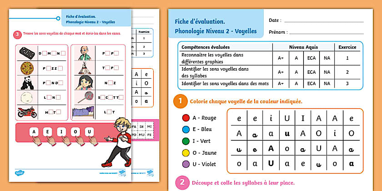 Fiches de phonologie pour les GS - Maternelle