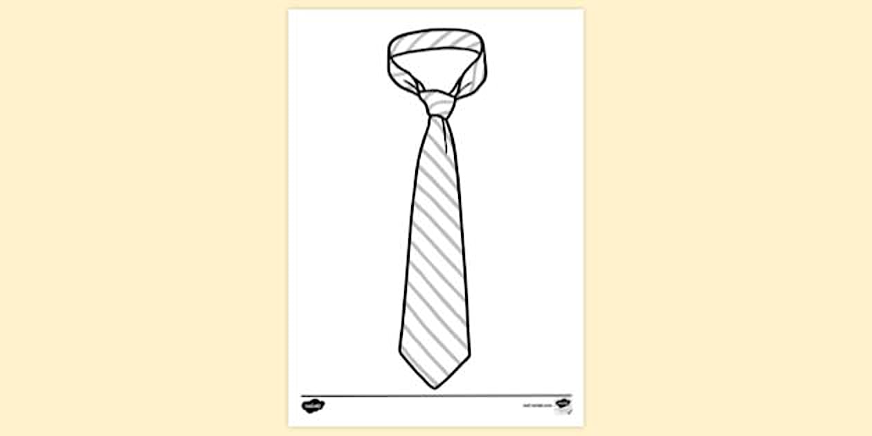 Smart Tie Colouring | Colouring Sheets (teacher made)