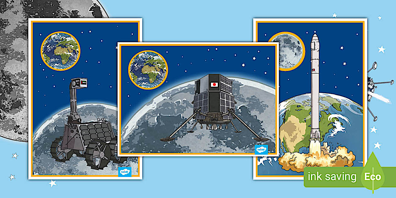 Emirates Lunar Mission: Rashid Rover - Poster Pack