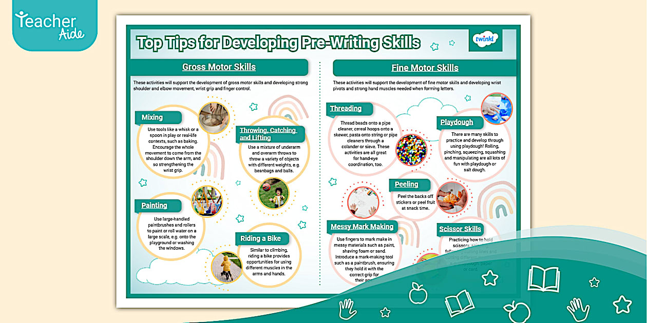 Pre-Writing Skills Activities (teacher made) - Twinkl