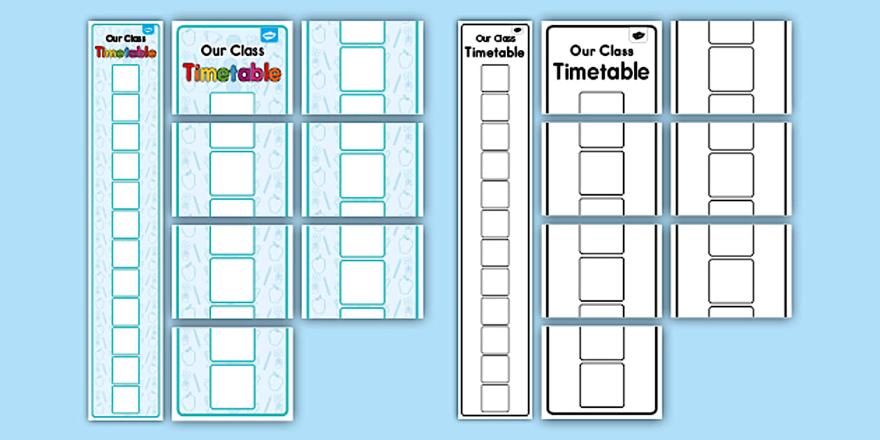 Visual Schedule Template | Resource | Twinkl USA - Twinkl