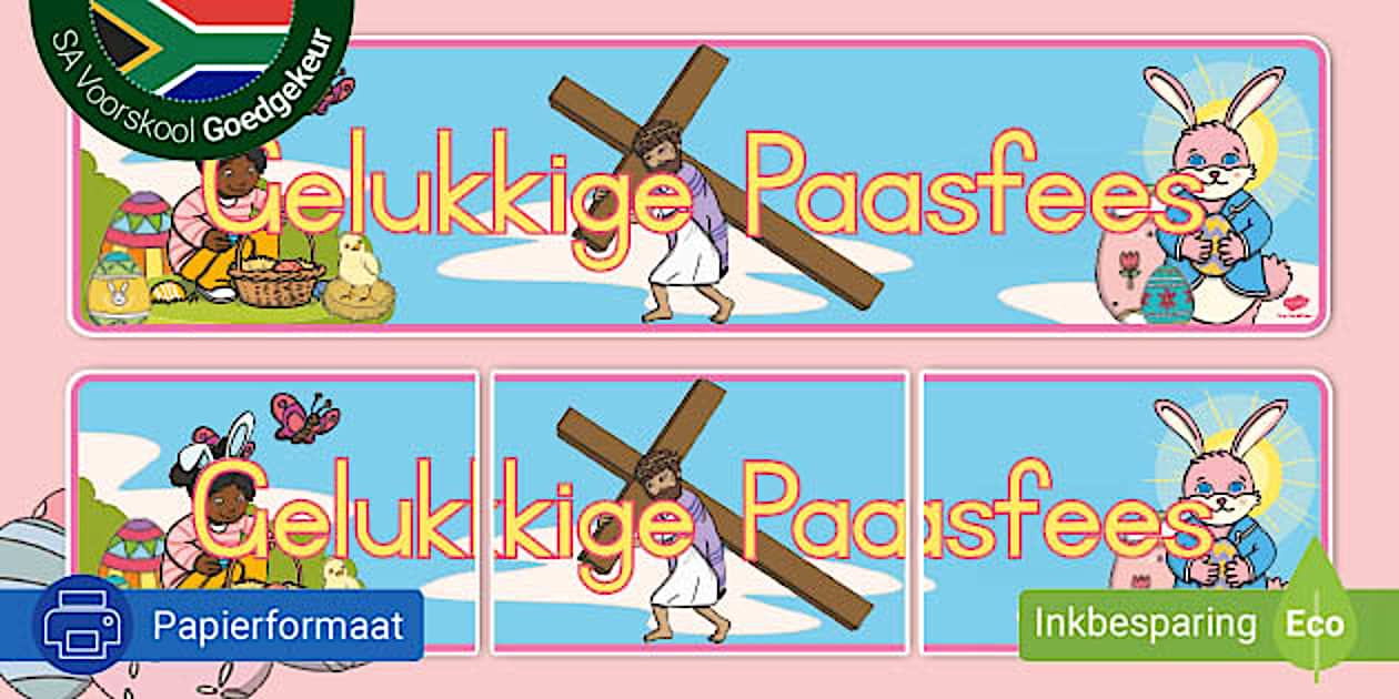 Paasfees Vertoonbanier (Teacher-Made) - Twinkl