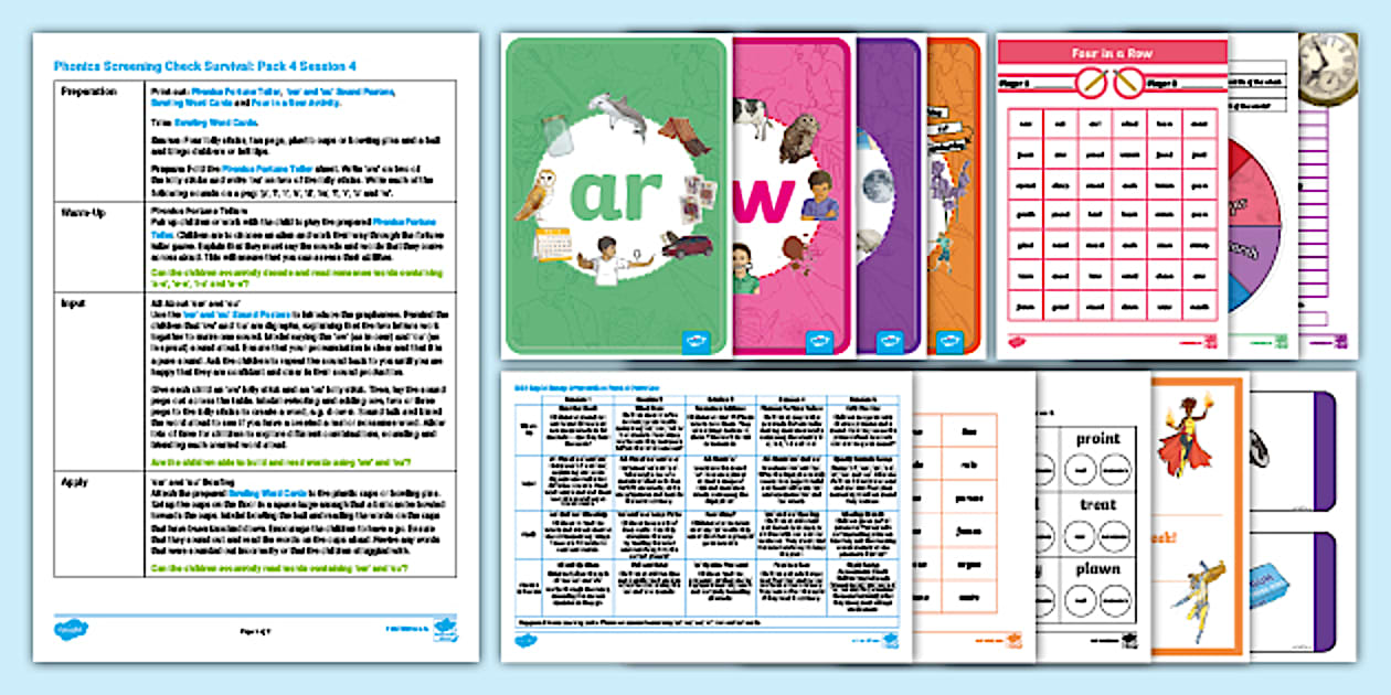 KS2 Rapid Recap Phonics Intervention Pack 4 (teacher made)