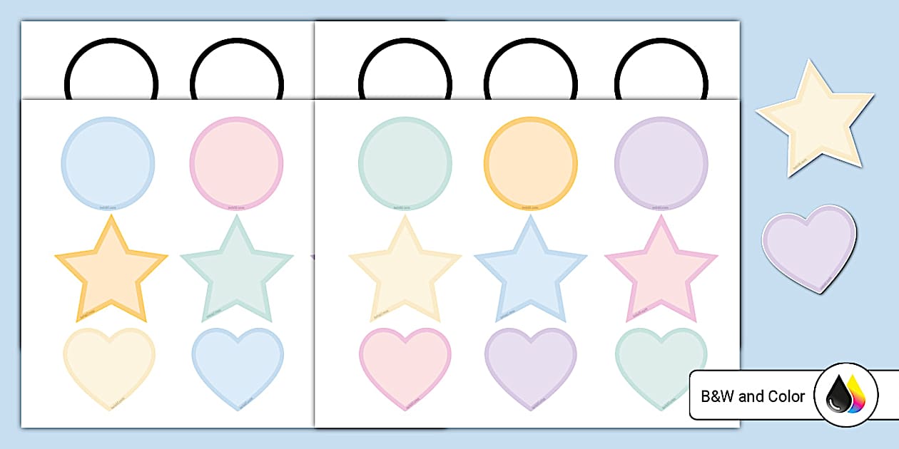 Pretty Pastels Theme Cutouts (teacher made) - Twinkl