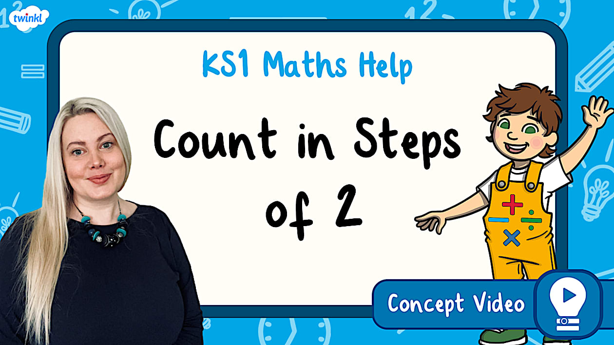 👉 Count in Steps of 2 (Multiplication and Division) | KS1 Maths Concept ...