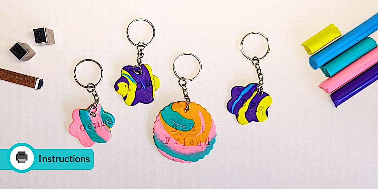 Friendship Keyrings | Friendship Crafts (Teacher-Made)