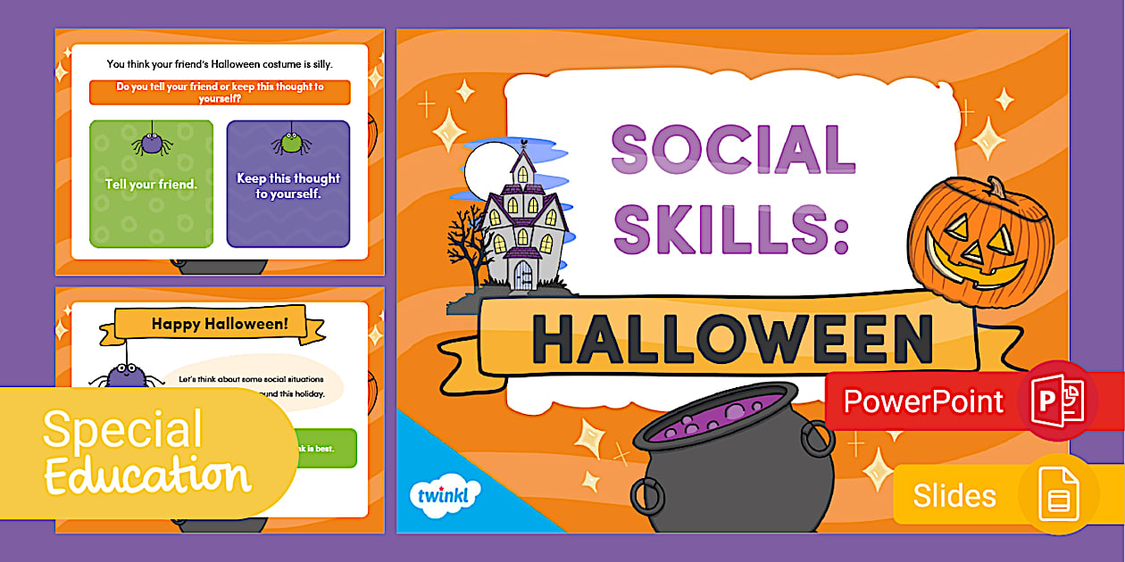 Halloween Social Skills Activities | Halloween | Twinkl USA