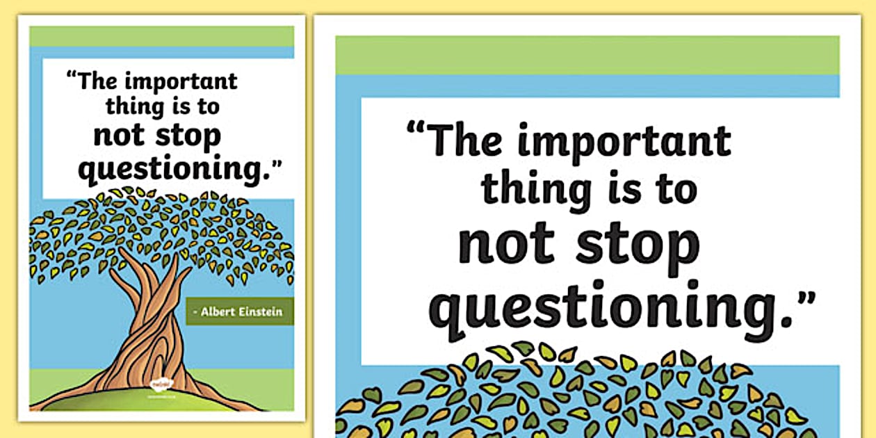 Einstein Inspirational Quote Classroom Poster (Teacher-Made)