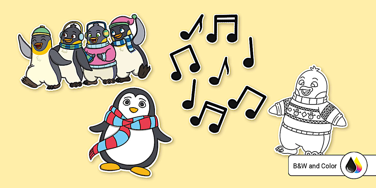 Music Warms Our Hearts Theme Cutouts