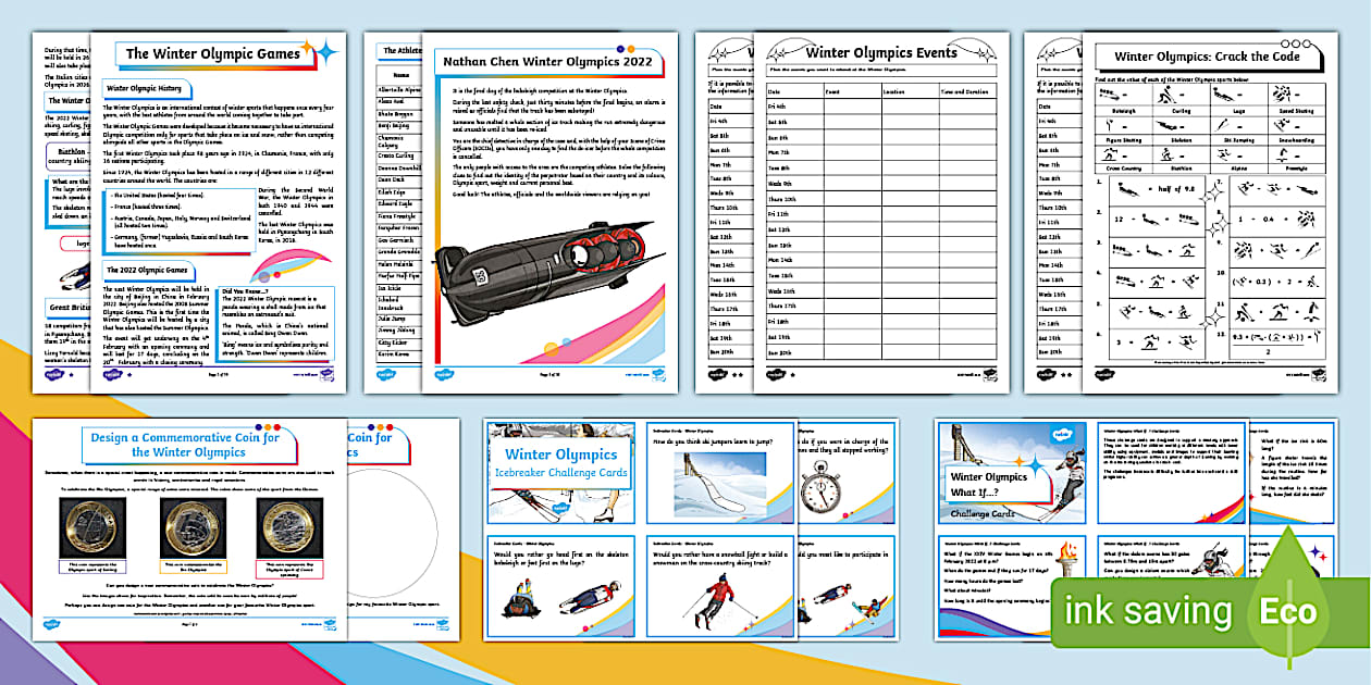 UKS2 Winter Olympics Resource Pack (teacher made) - Twinkl