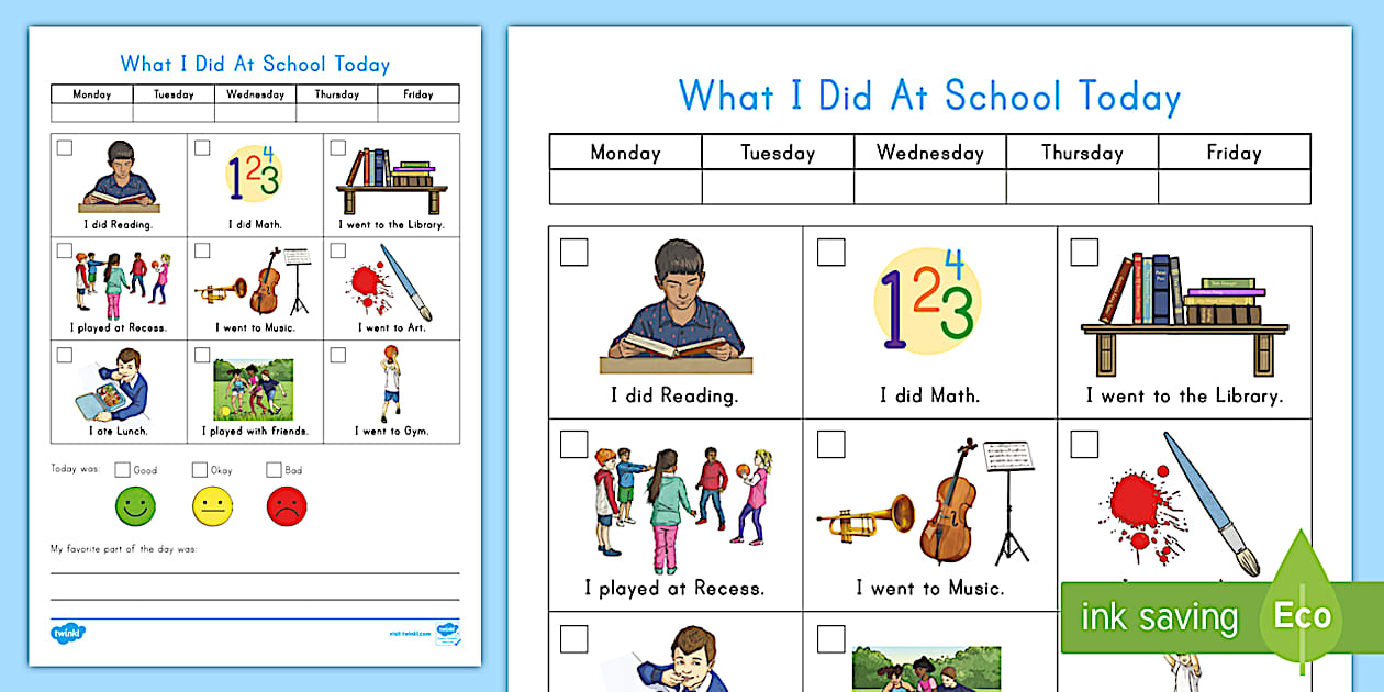 Editable Daily Student Check-in Reflection Sheet - Twinkl