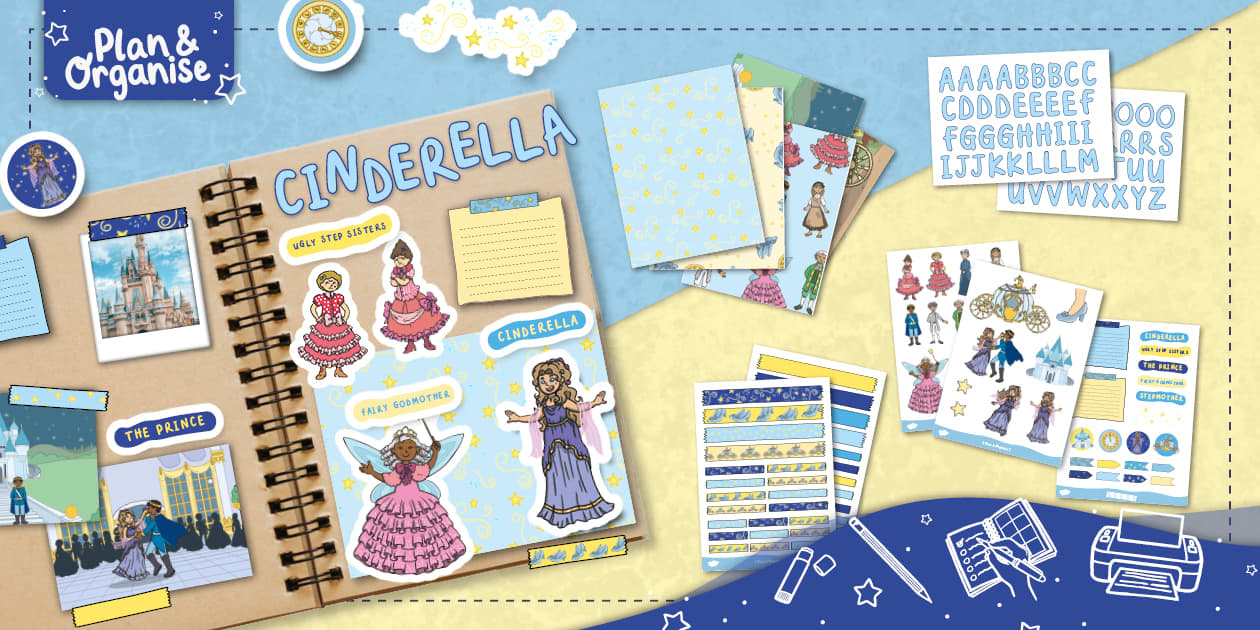 Cinderella Fairy tale | Printable Scrapbooking Kit