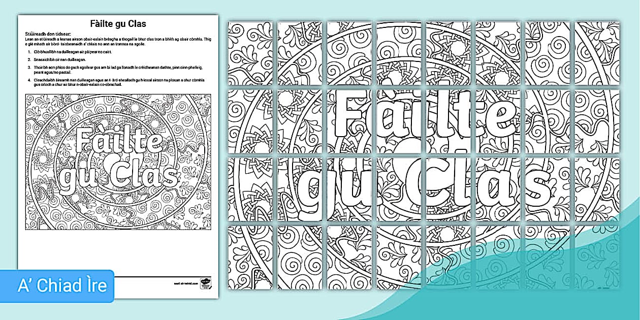 Fàilte gu Clas... Cur-dath Co-obrachail (Teacher-Made)