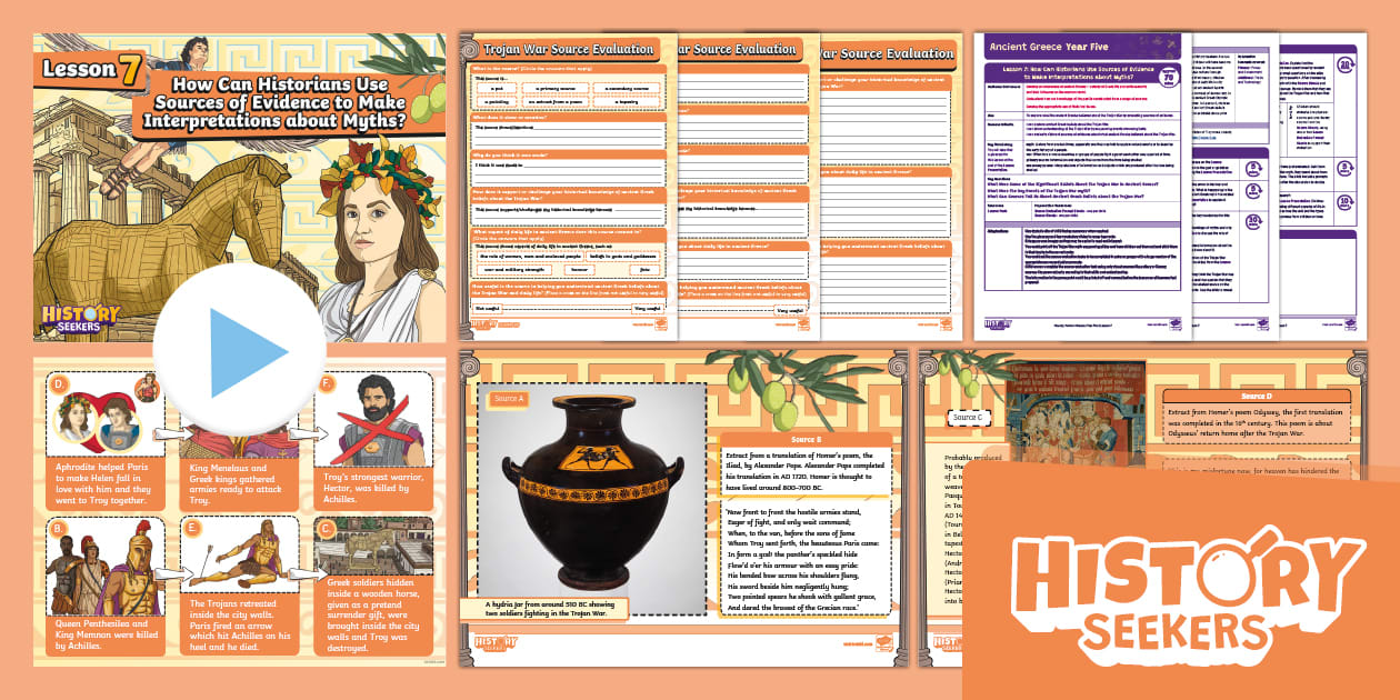 History Seekers KS2 Ancient Greece Lesson 7: Trojan War Myth