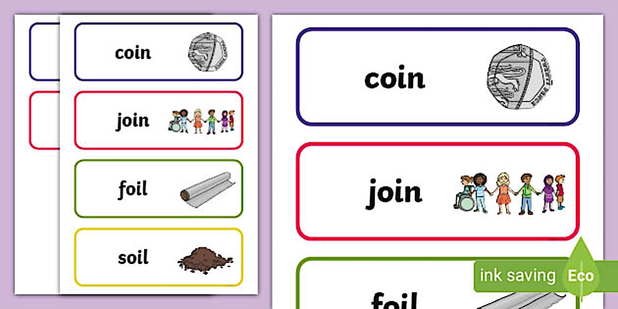 'oi' Words Phonics Activity - Phase 3 - Twinkl Resources