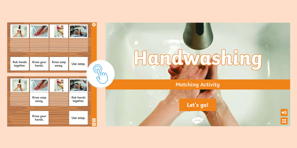 Handwashing Interactive Matching Game (teacher made)