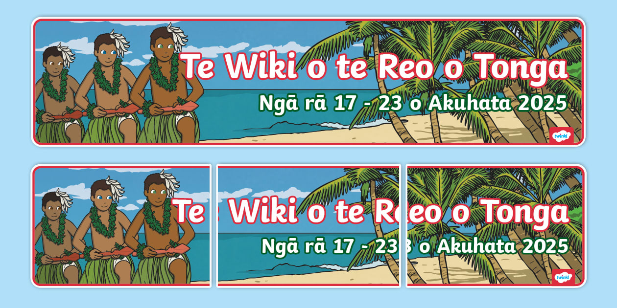 Te Wiki o te Reo o Tonga - He Kara (teacher made) - Twinkl