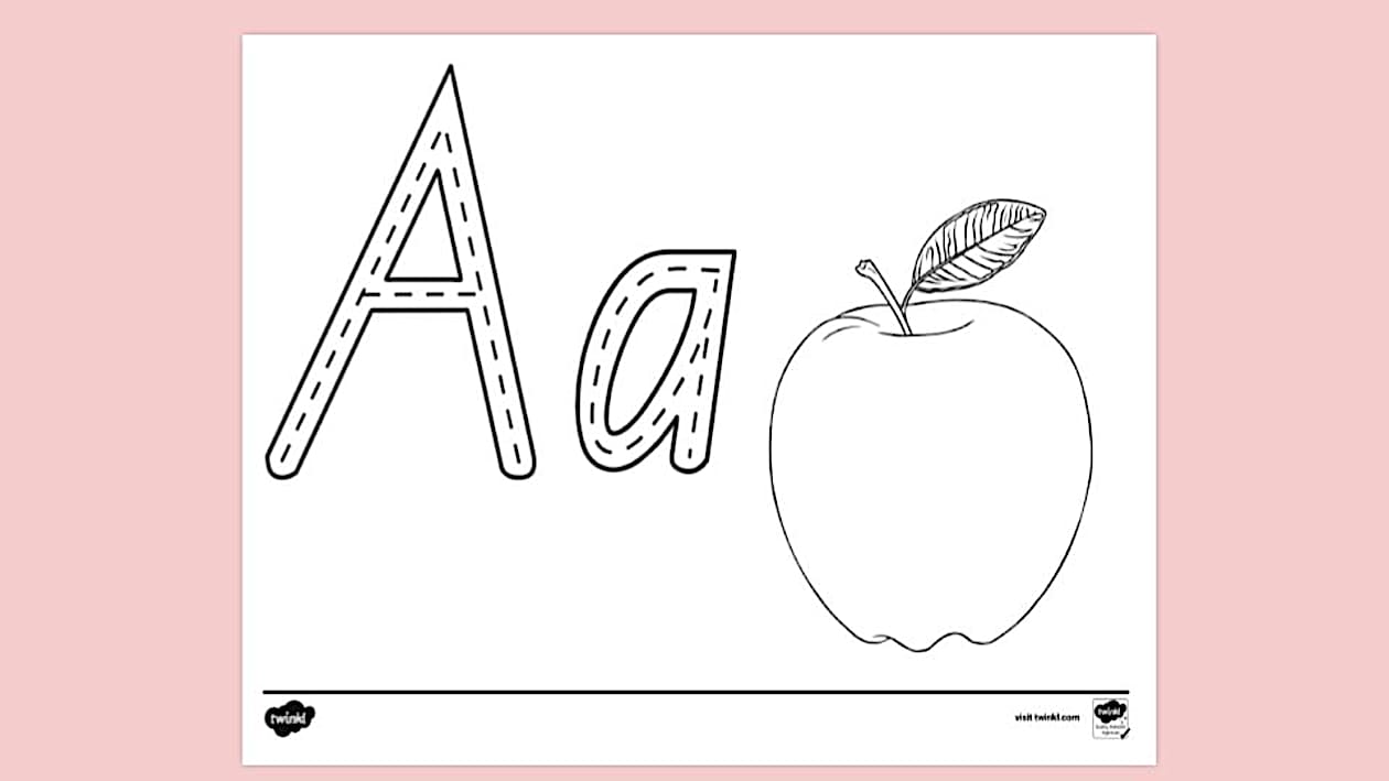 Preschool Letter Colouring | Colouring Sheets